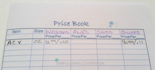 How To Make A Price Book, & Save Hundreds!