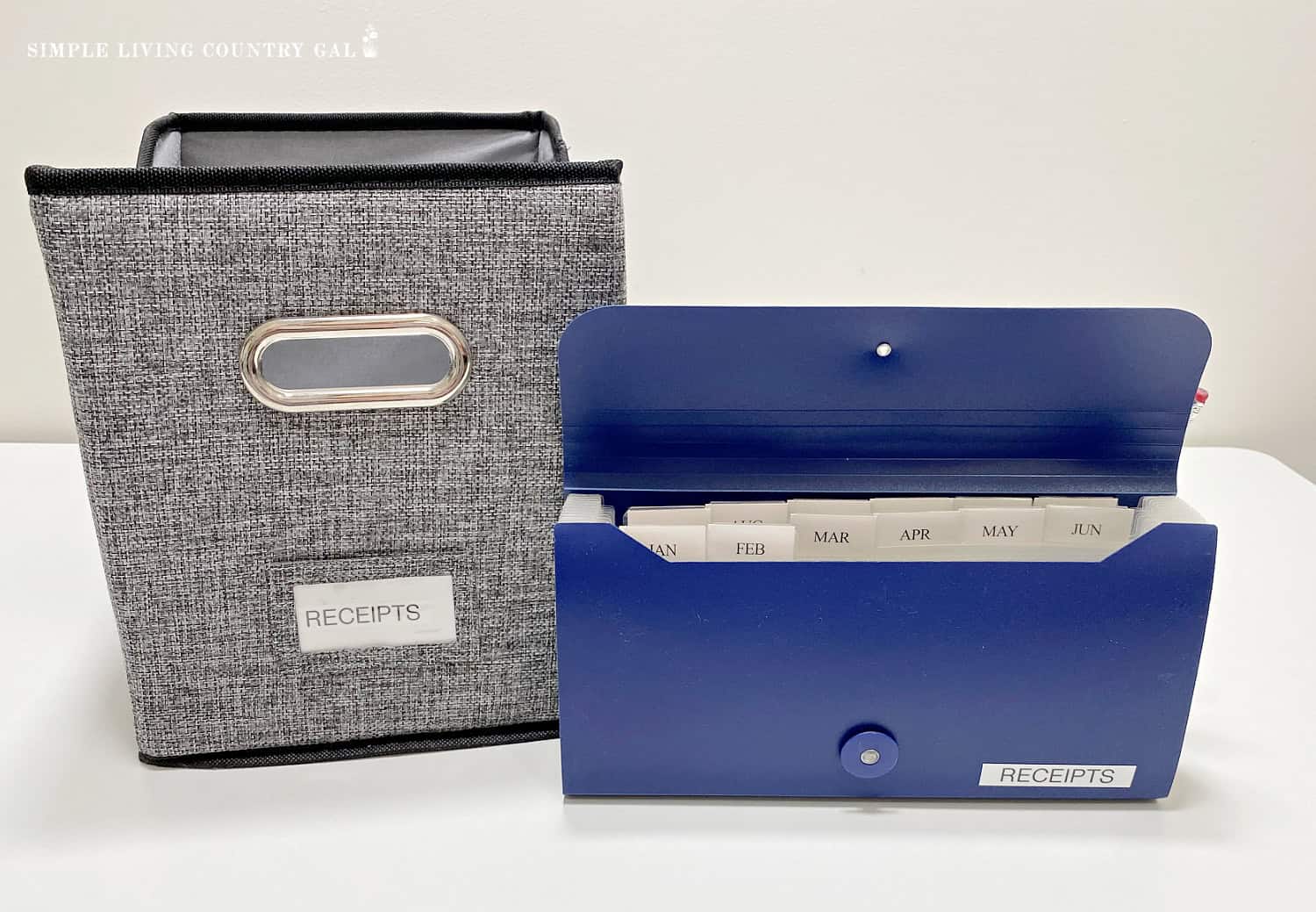 How to Set Up a Monthly Receipt Organizer | Simple Living Country Gal