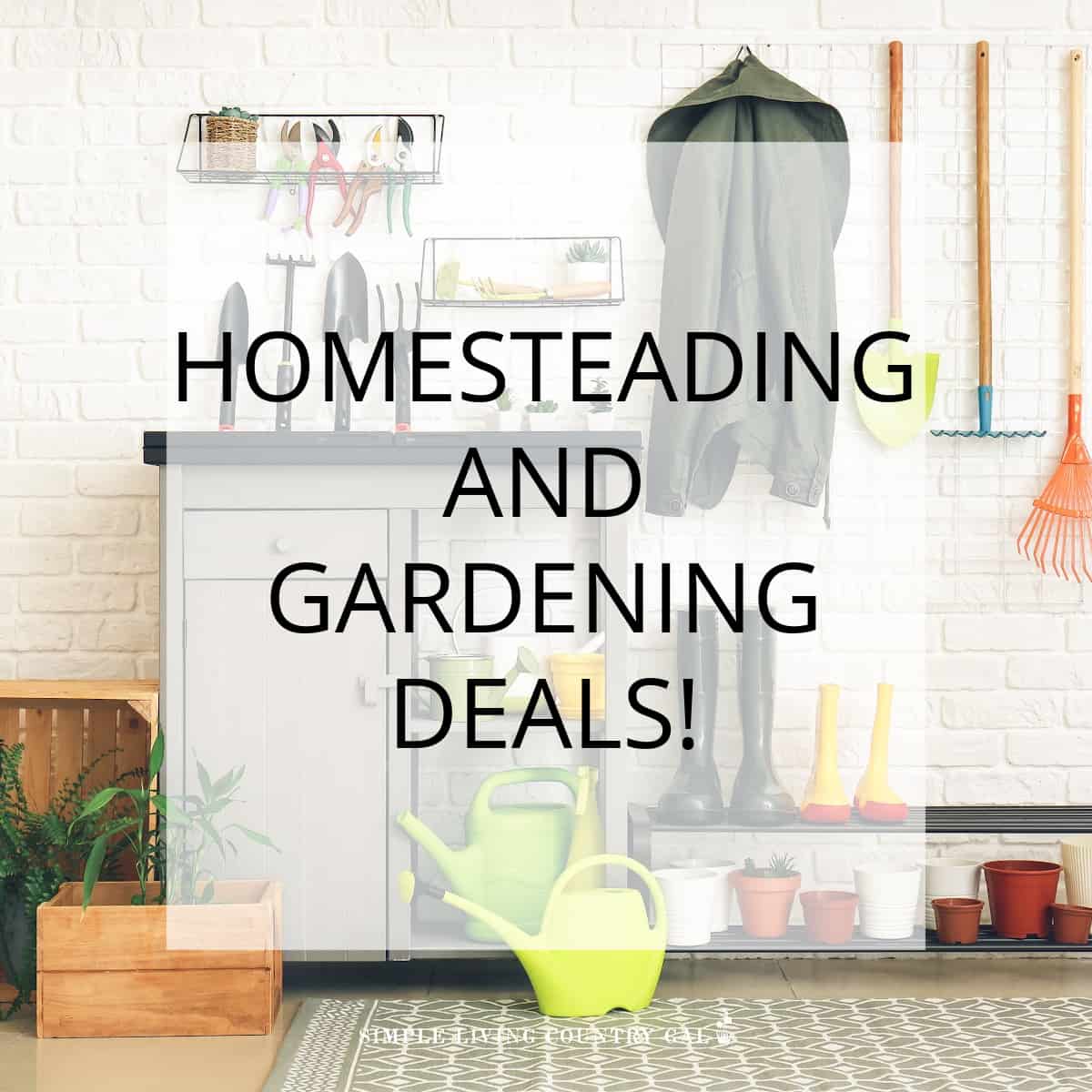 Homesteading & Gardening Deals | Simple Living Country Gal