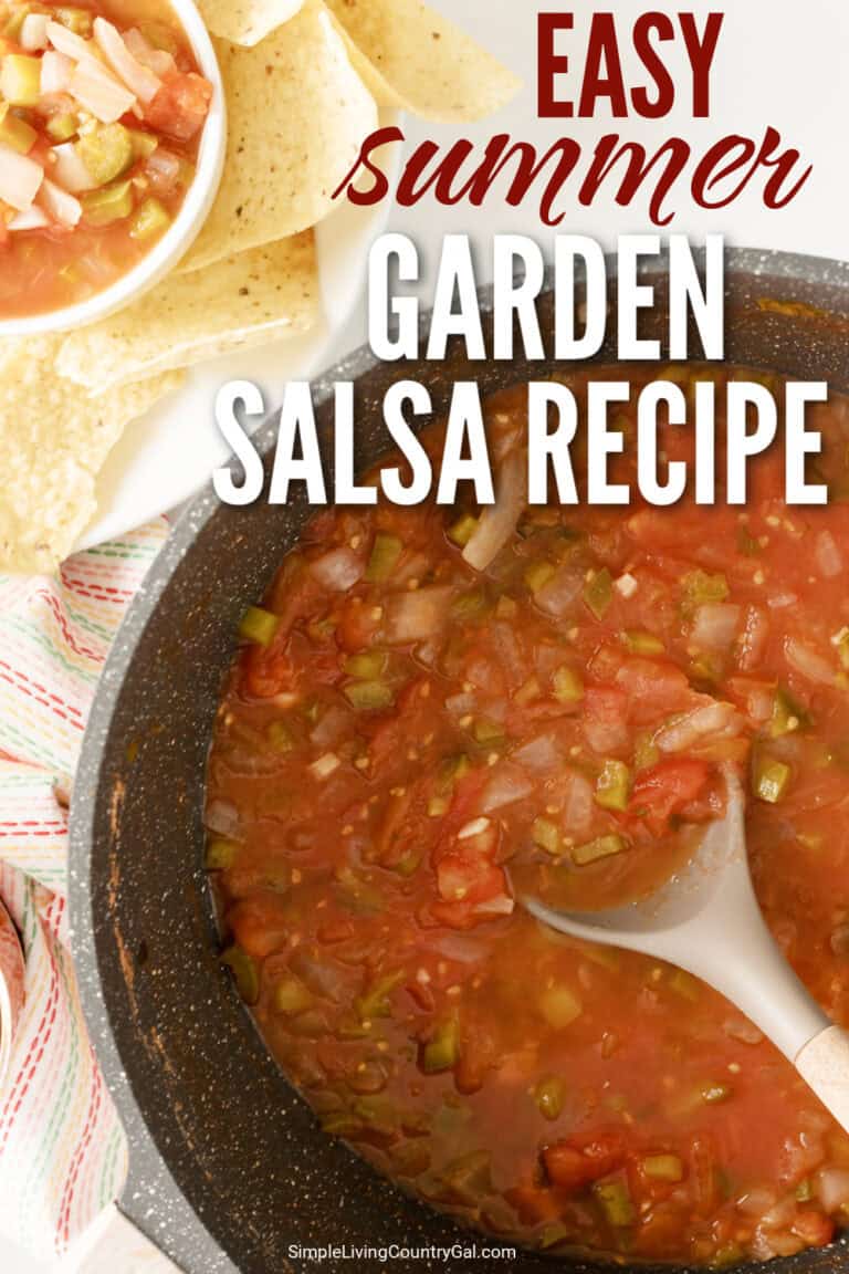 Garden Salsa Recipe | Simple Living Country Gal