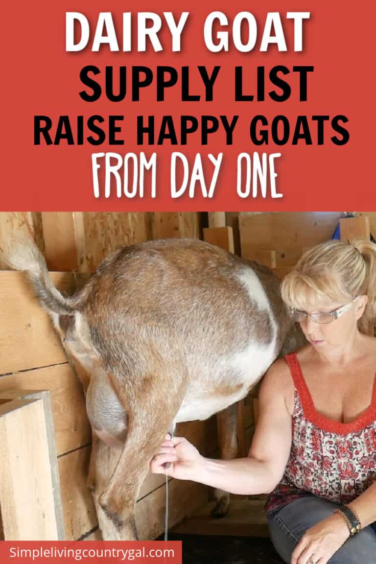 goat supplies list | Simple Living Country Gal