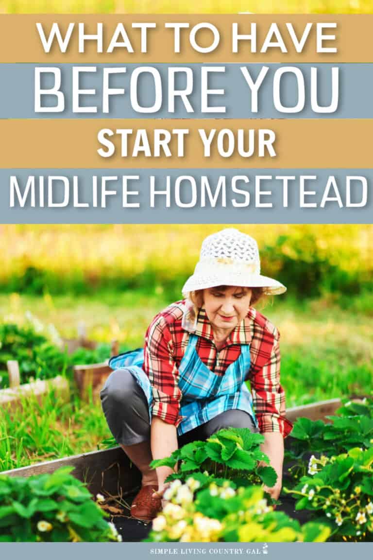 Homestead Must-Haves: A Guide for Midlife Women | Simple Living Country Gal