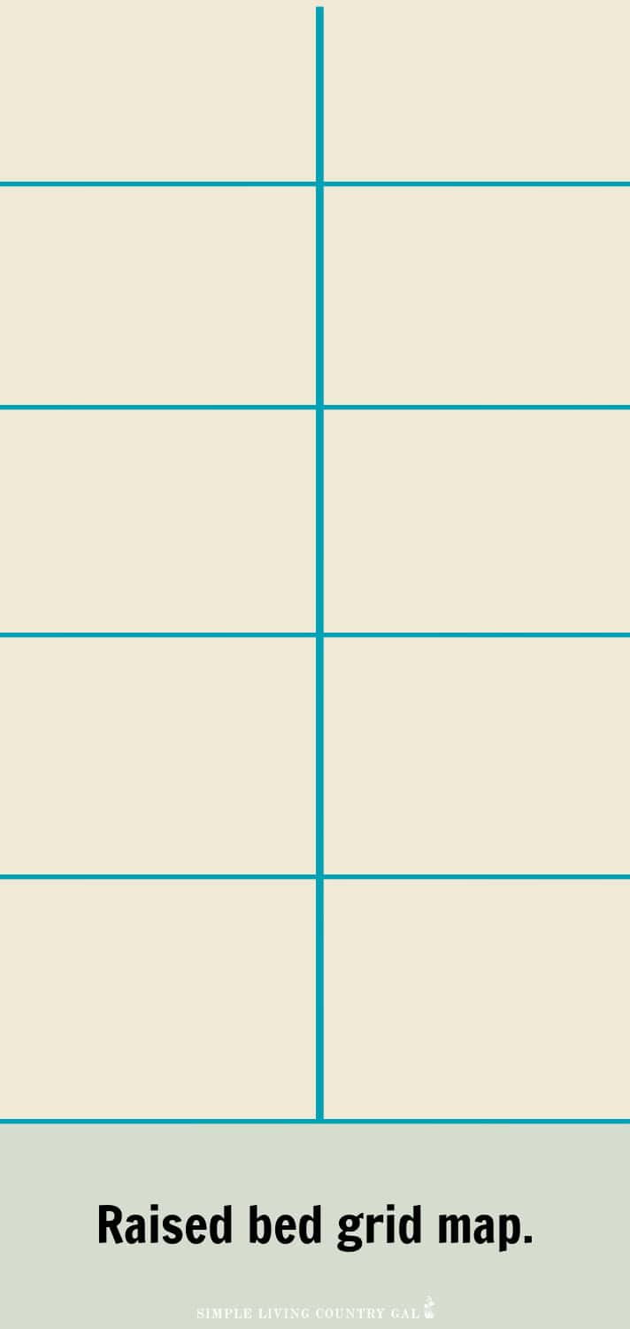 Square Foot Garden planner | Simple Living Country Gal