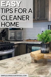 Easy Tips to Keep House Clean | Simple Living Country Gal