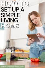Setting up a Simple Living Home | Simple Living Country Gal