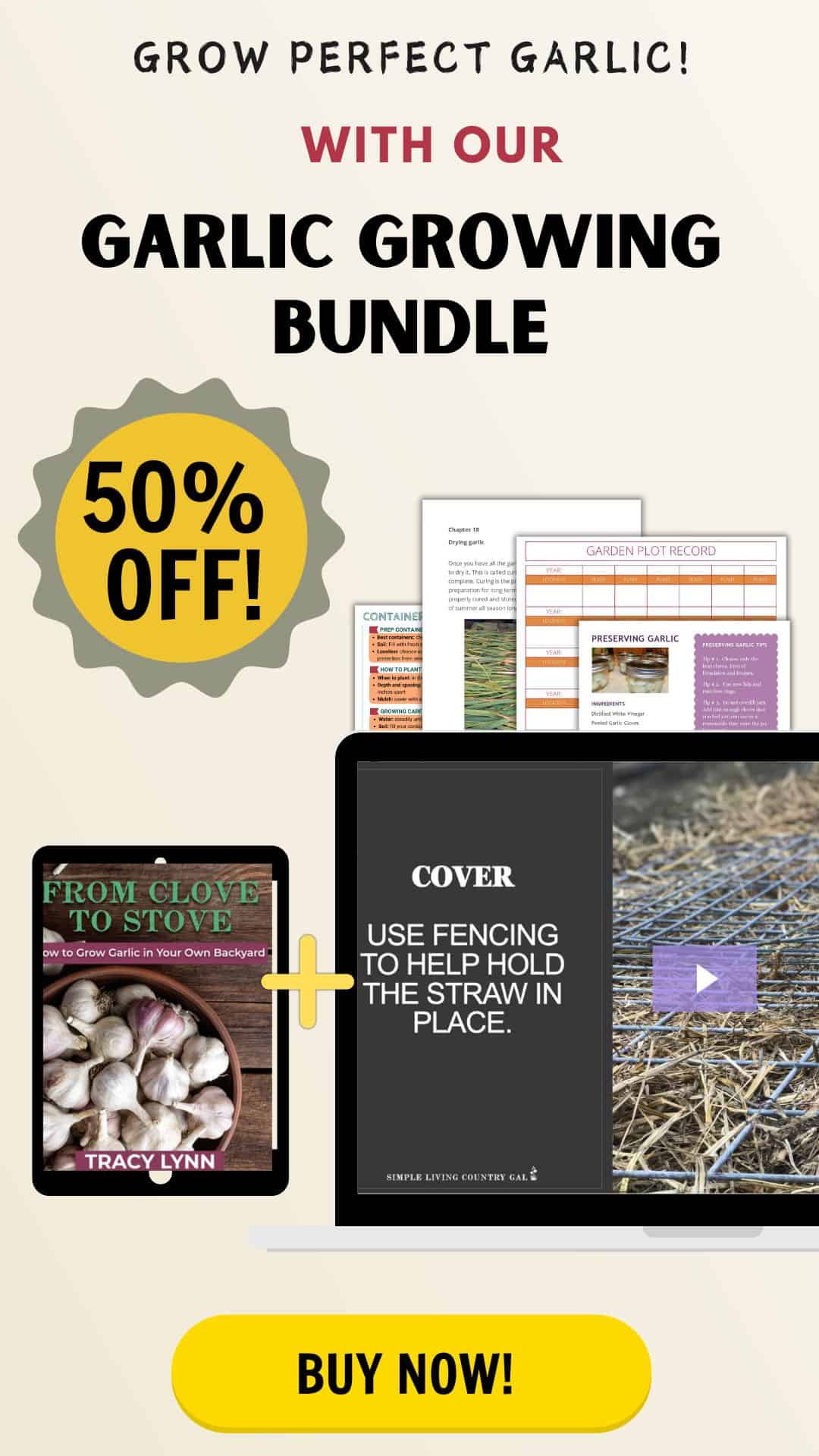 How to Grow Garlic Start To Finish In 10 Easy Steps | Simple Living ...