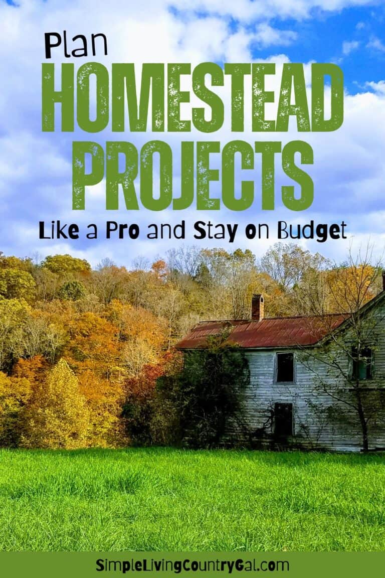 Achieve your Homesteading Goals with Effective Project Planning