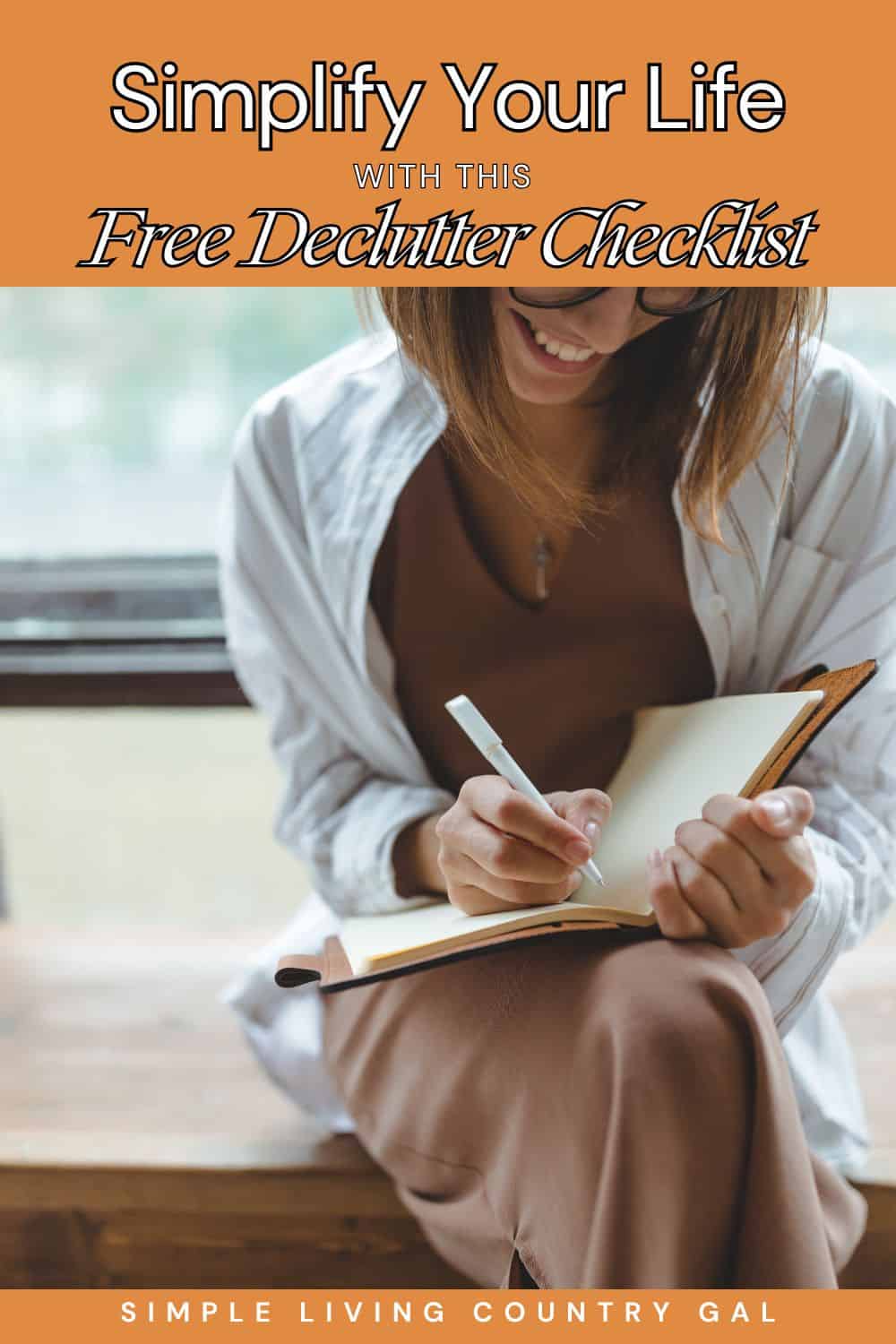 Printable Declutter Checklist PDF | Simple Living Country Gal