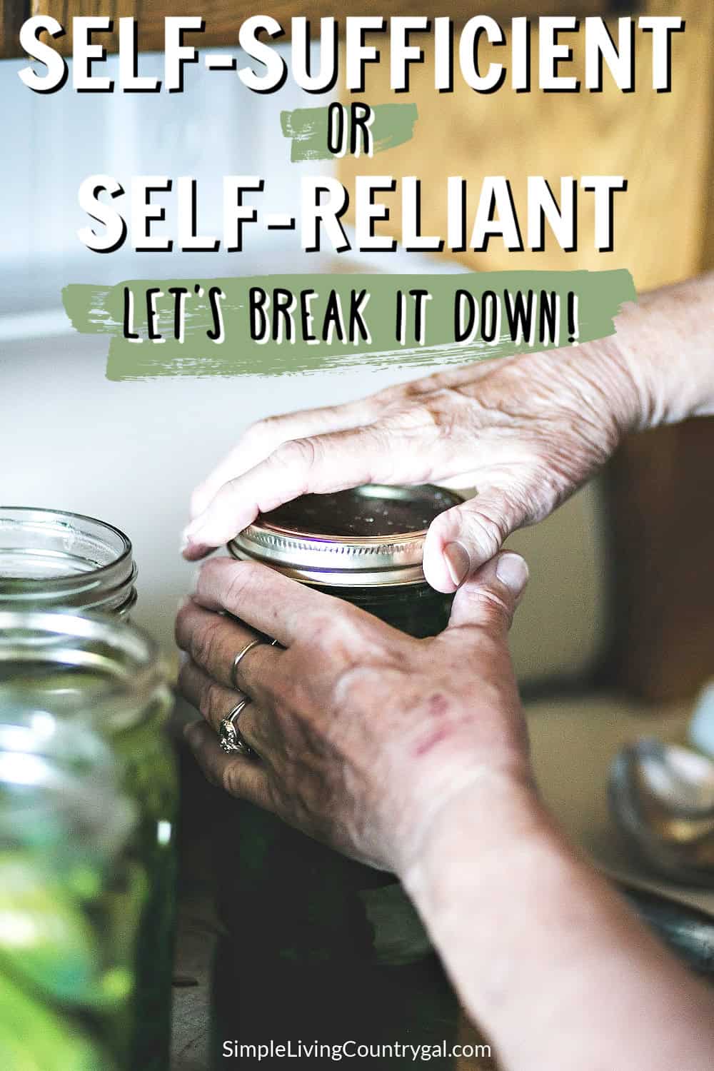 Self-Sufficient vs. Self-Reliant: Which Is Better? | Simple Living ...